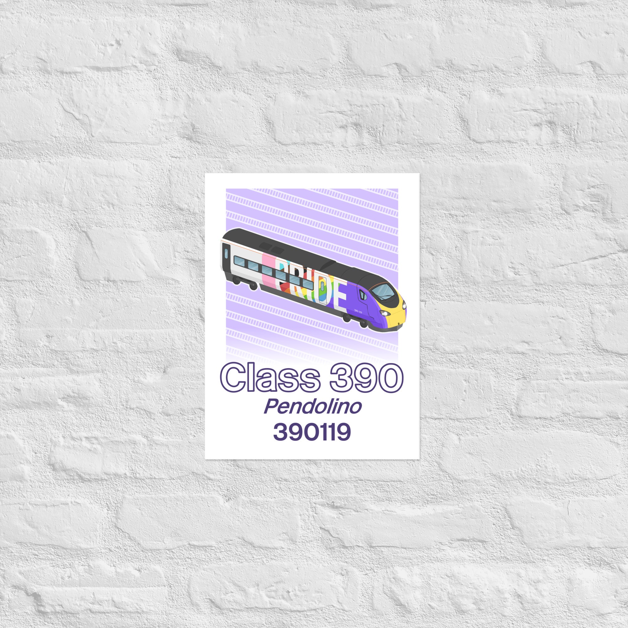 Avanti "Progress" Pride Pendolino Poster – Natt's Art