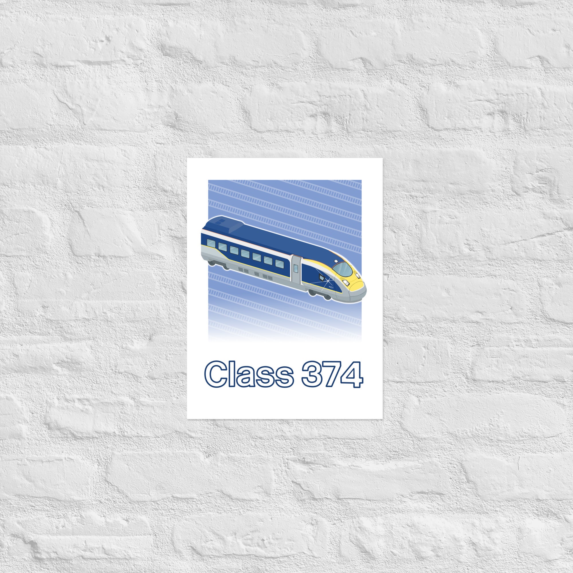 Eurostar Class 374 Poster – Natt's Art